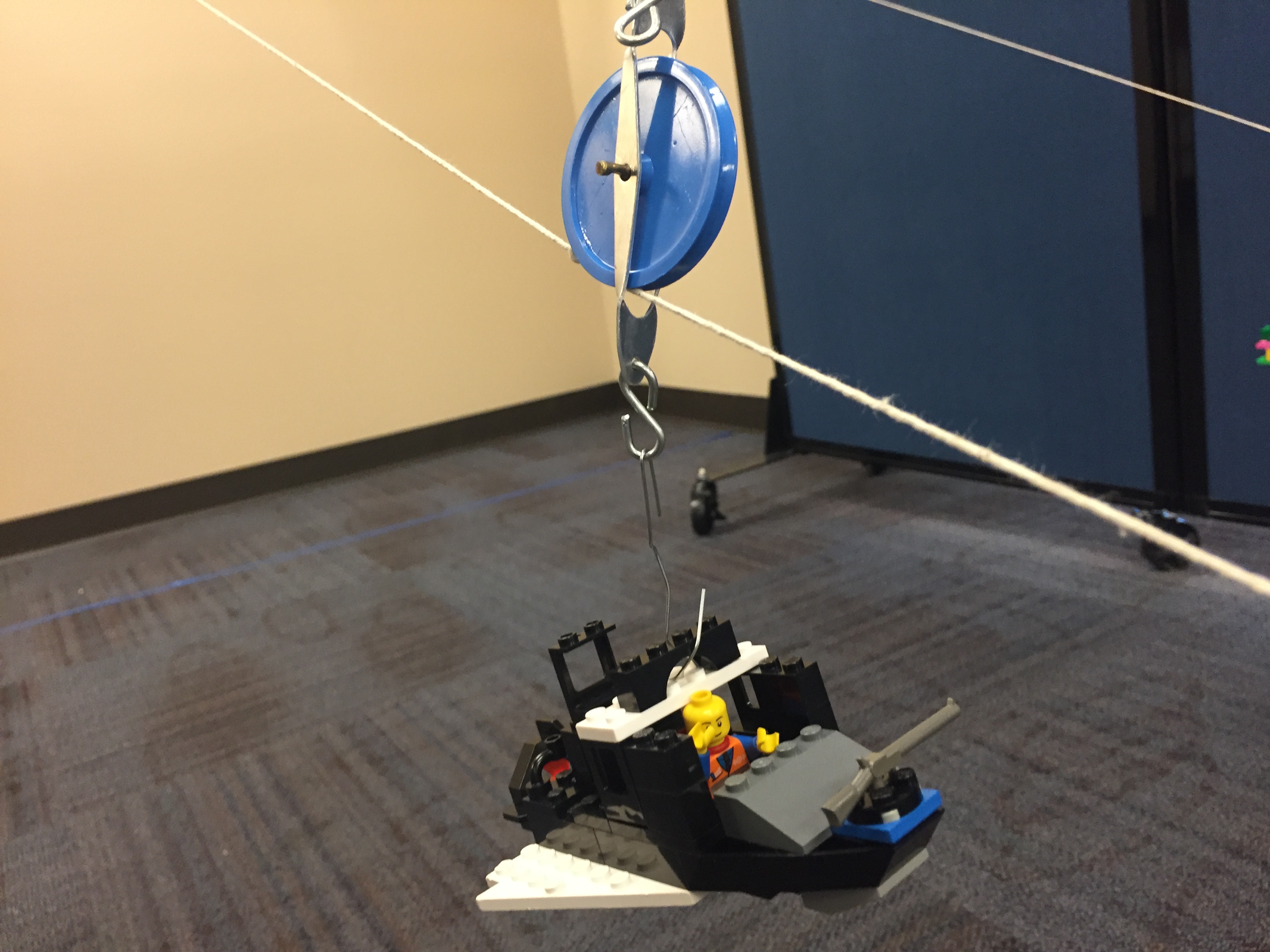 Lego Club Challenge–Zip Line Racing – The Lego Librarian