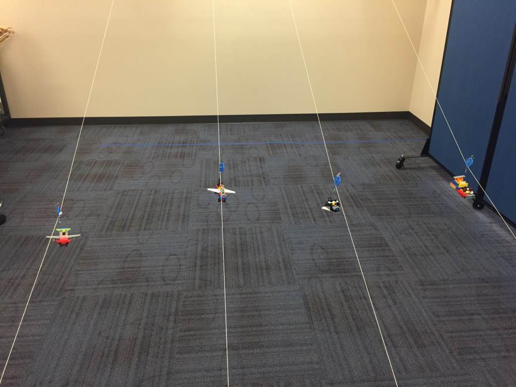 Lego Club Challenge–Zip Line Racing – The Lego Librarian