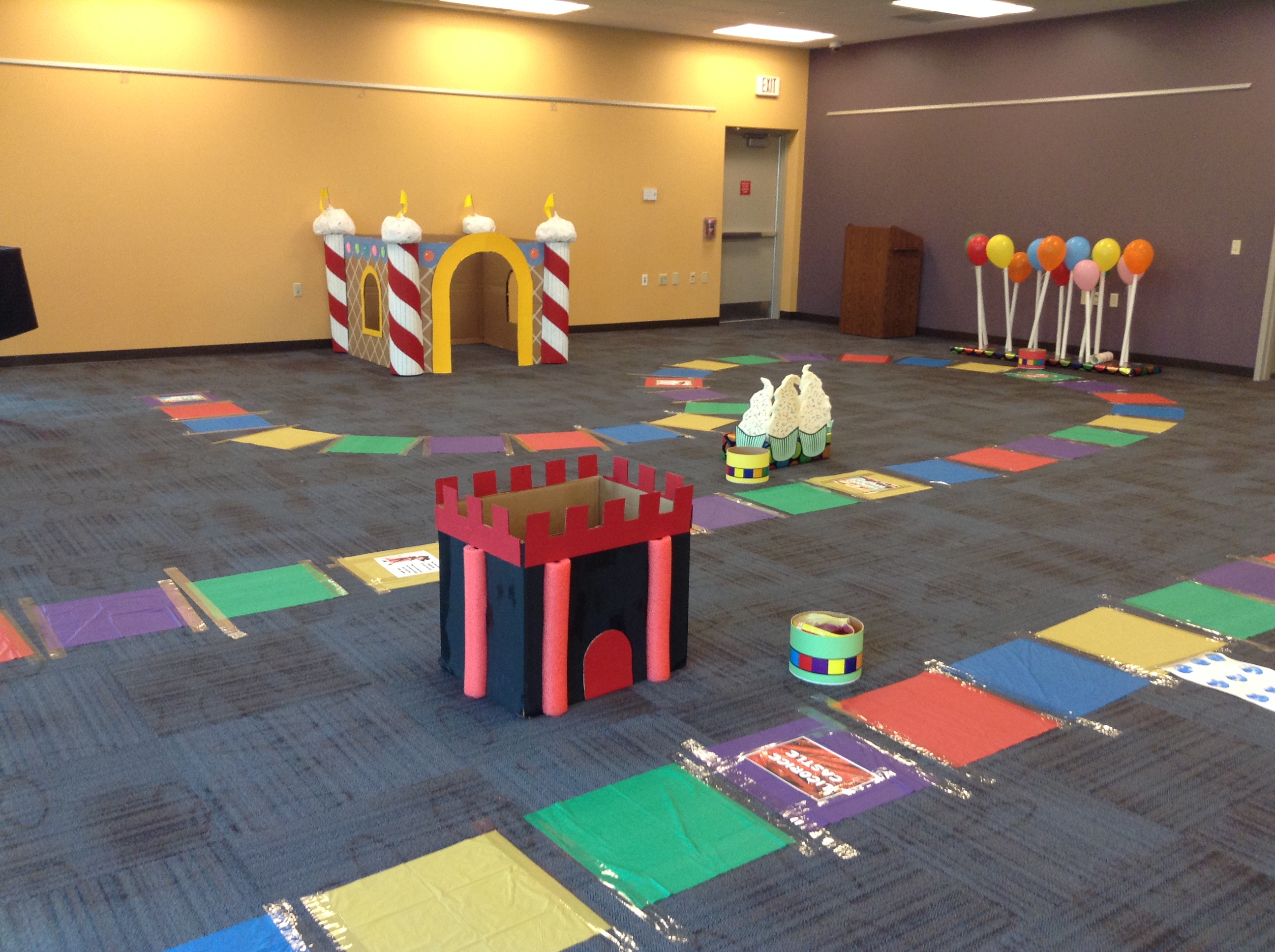 Kids Programming–Giant Candy Land – The Lego Librarian