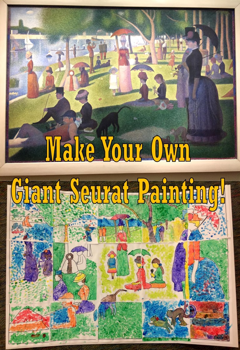 Kids Programming–Make a Giant Seurat Painting! – The Lego Librarian
