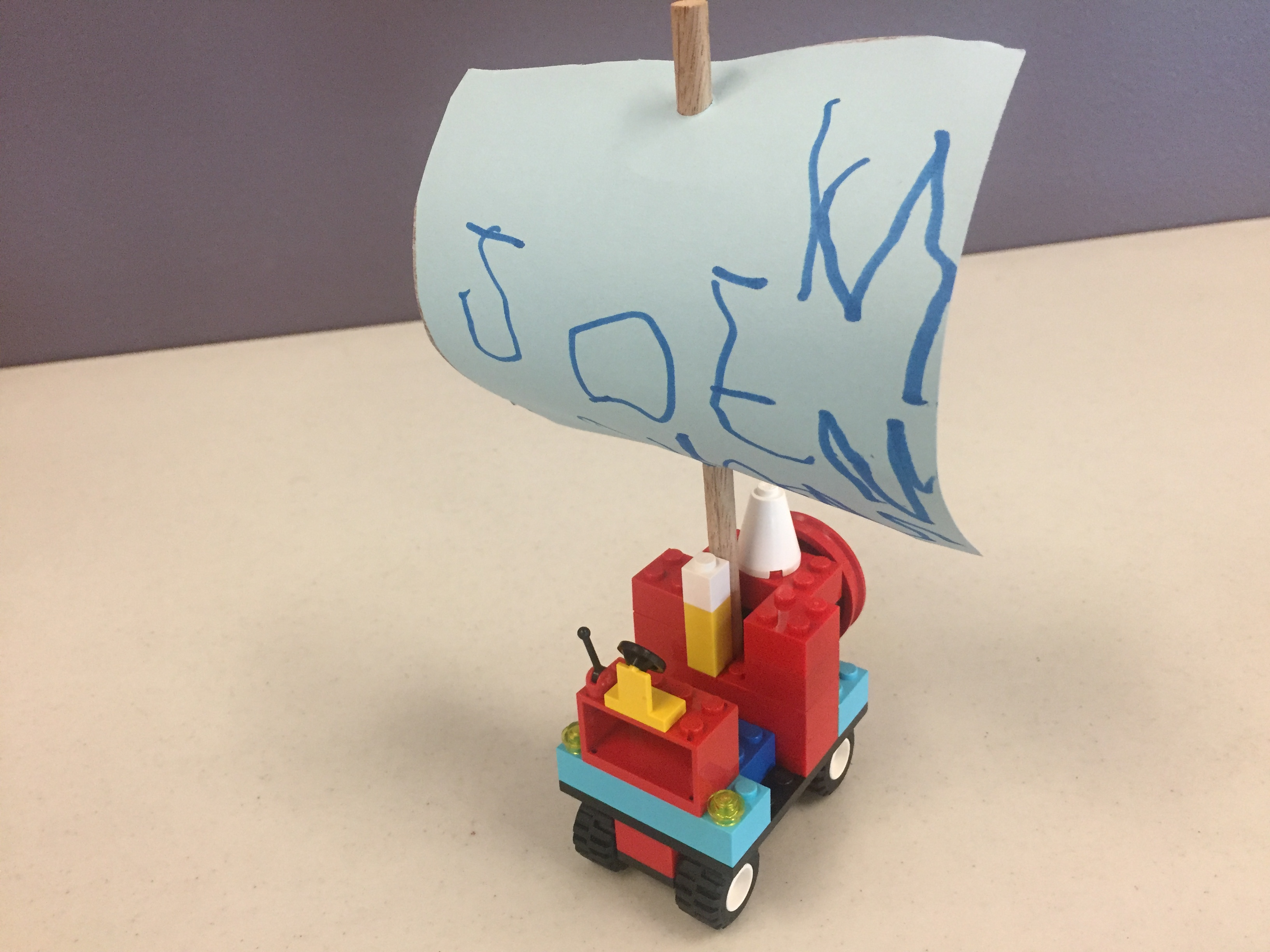 Lego Challenge–Wind Racers – The Lego Librarian