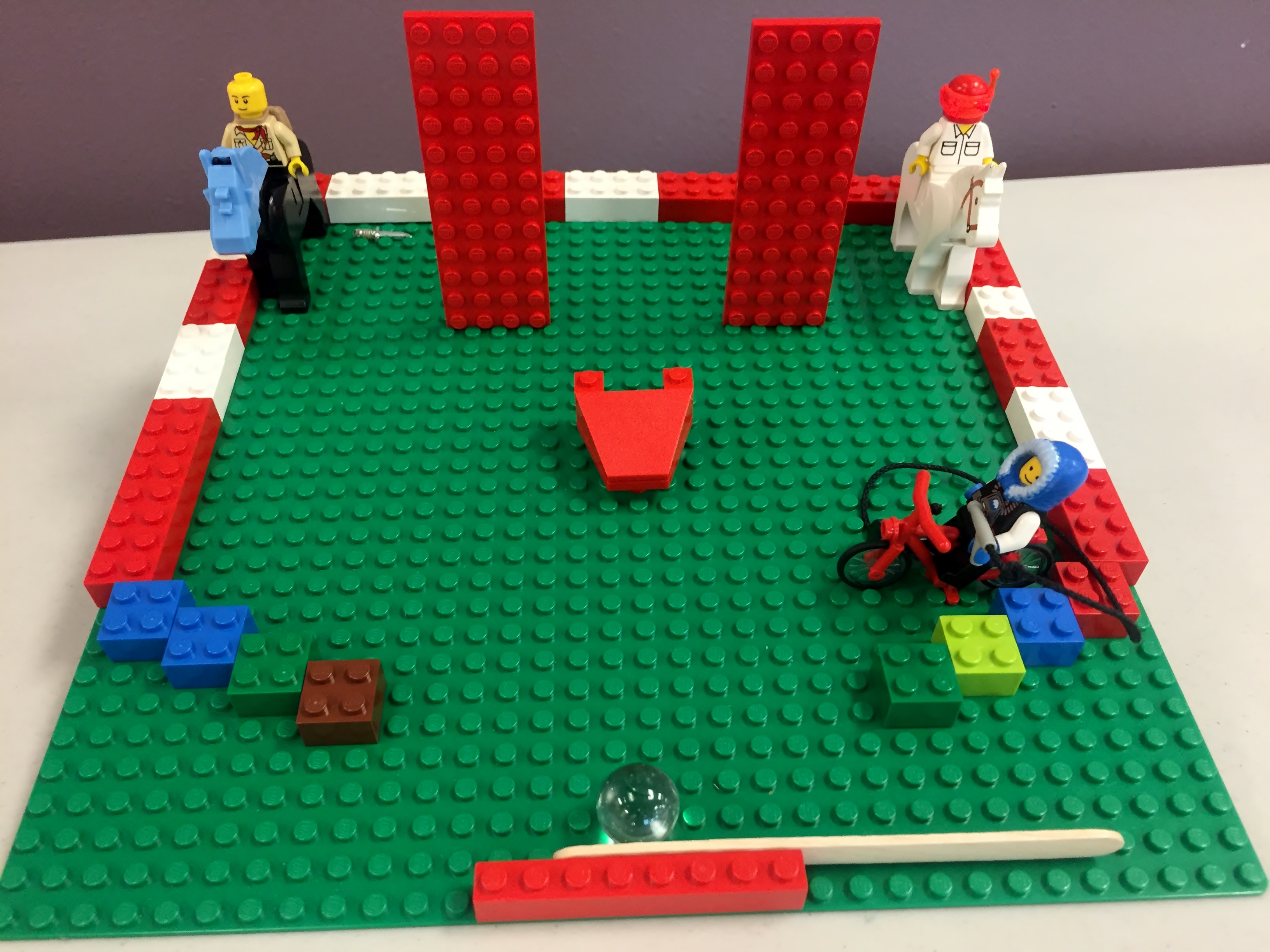 Lego Challenge–Pinball Machine – The Lego Librarian