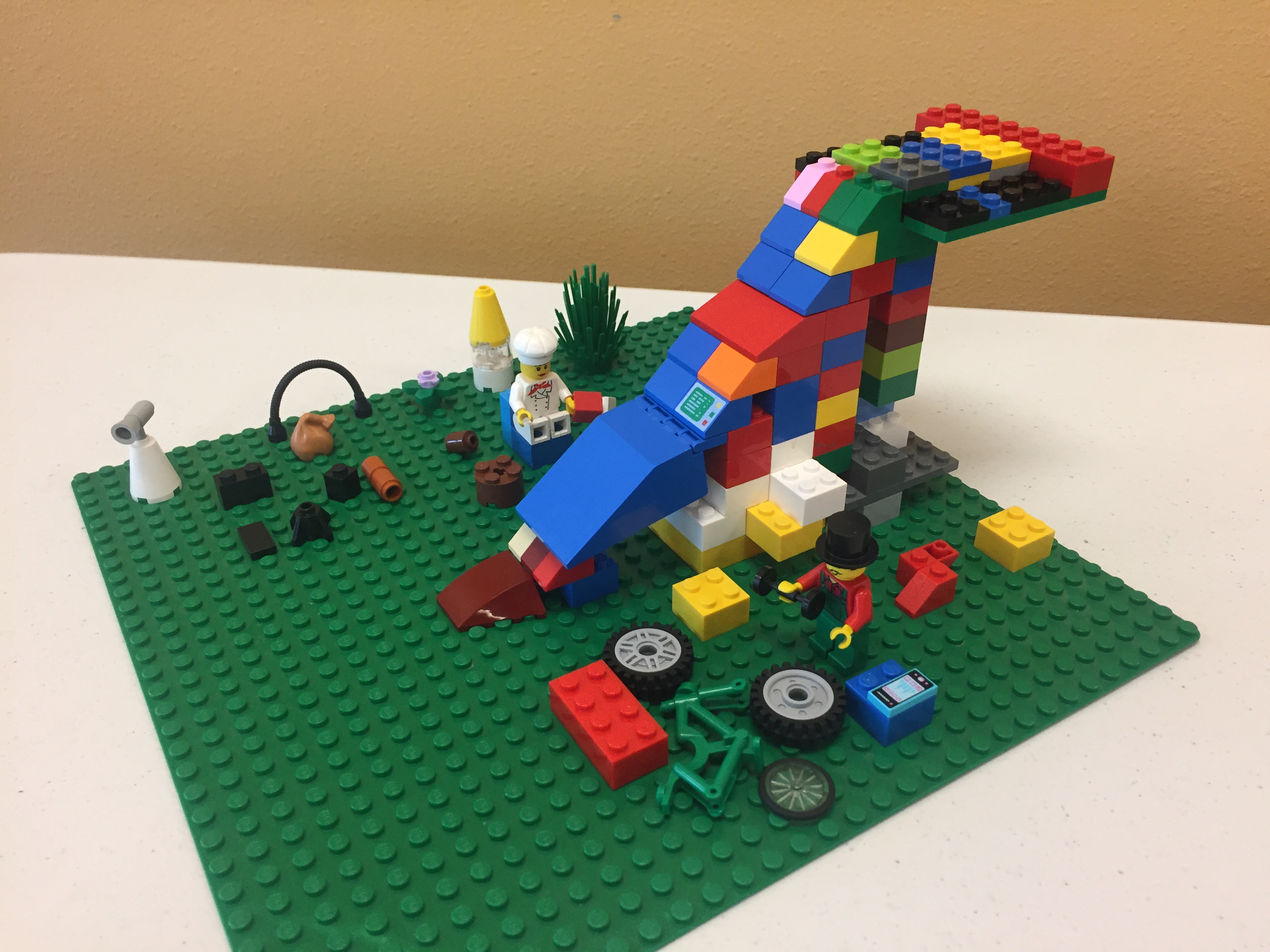 Lego Challenge–Ice Cubes and Slides – The Lego Librarian