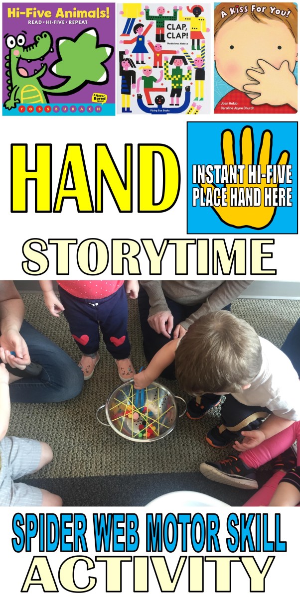 Storytime–Stories about Hands – The Lego Librarian