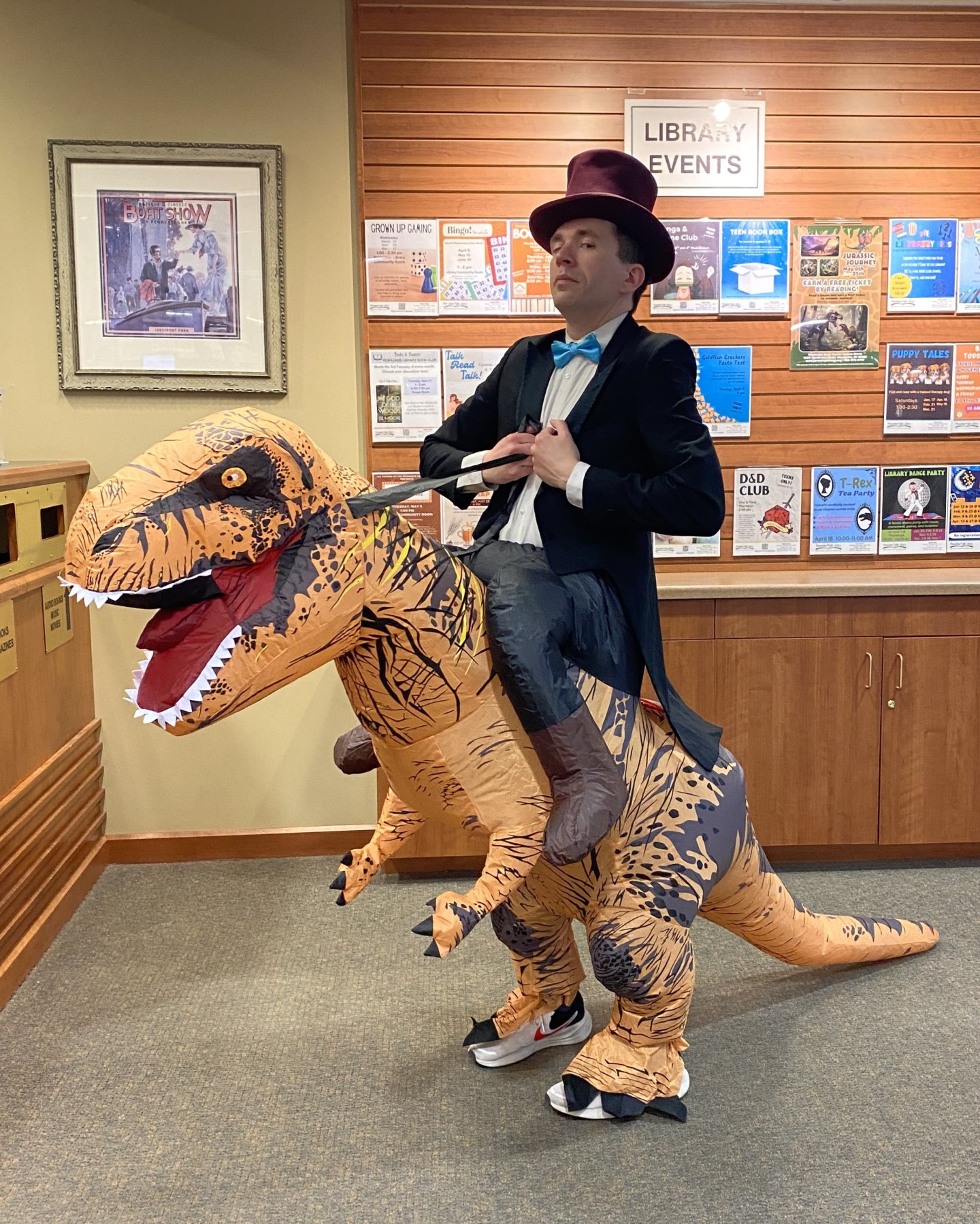 Kids Programming–T-Rex Tea Party – The Lego Librarian