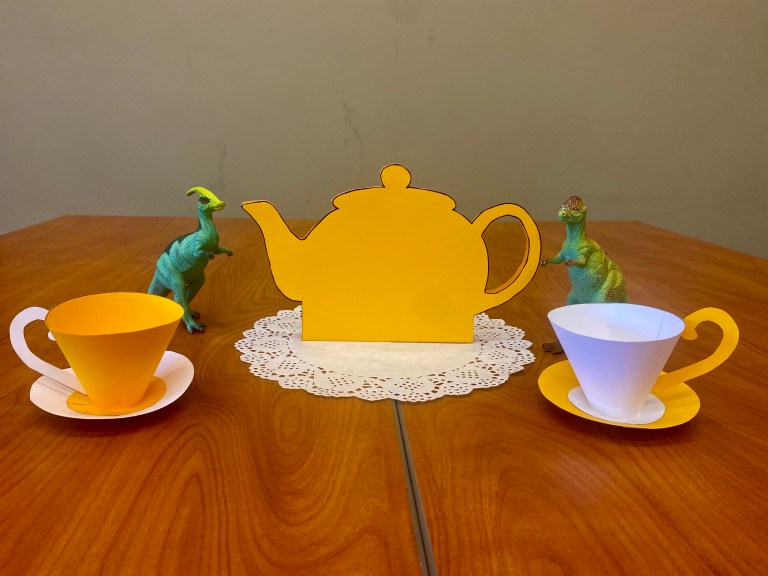 Kids Programming–T-Rex Tea Party – The Lego Librarian