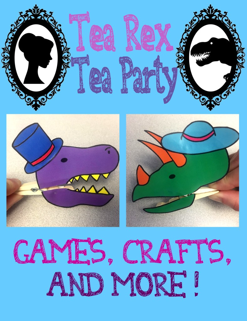 Kids Programming–T-Rex Tea Party – The Lego Librarian