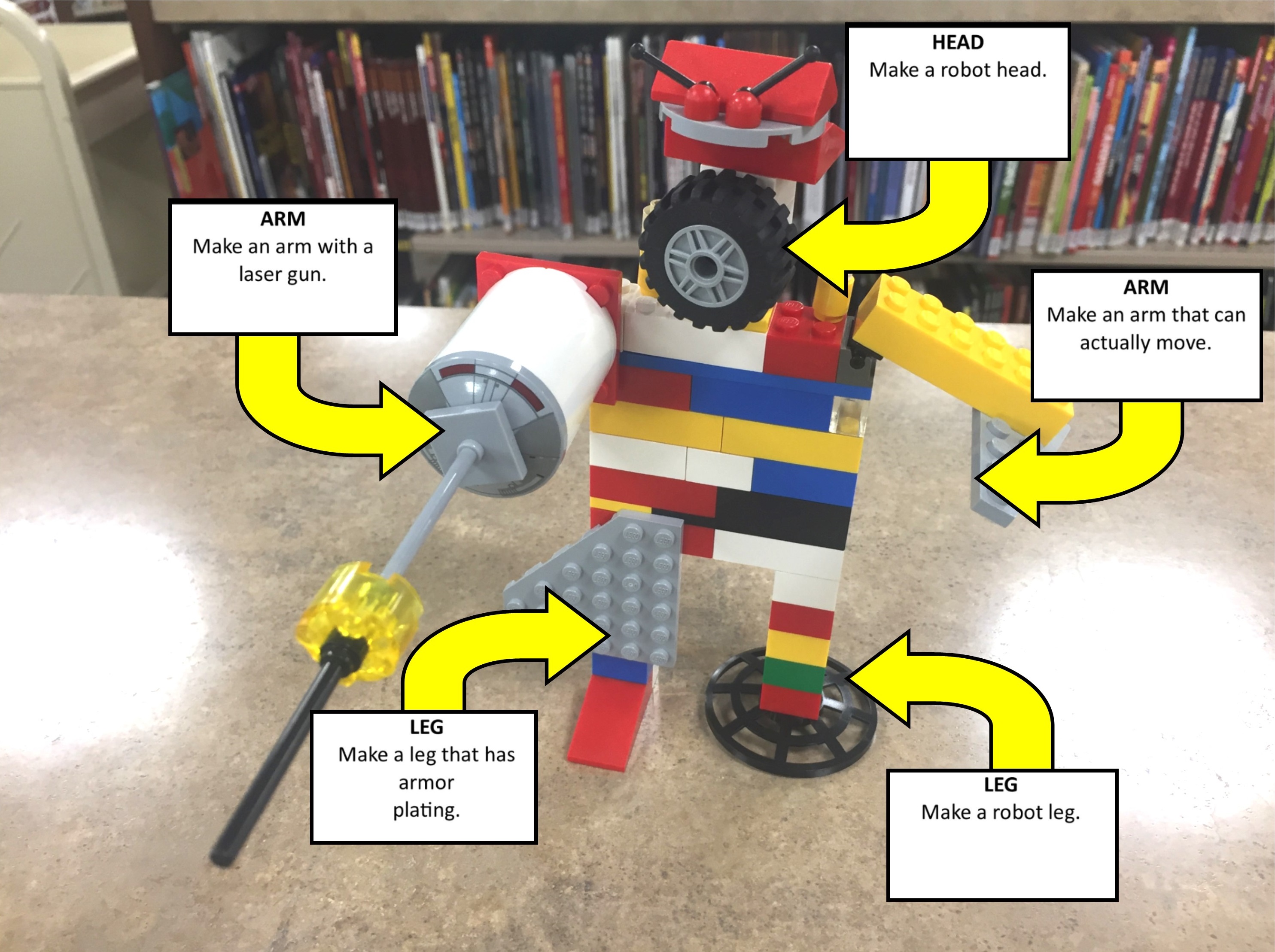Lego Club Challenge–Monster Mix-Up – The Lego Librarian
