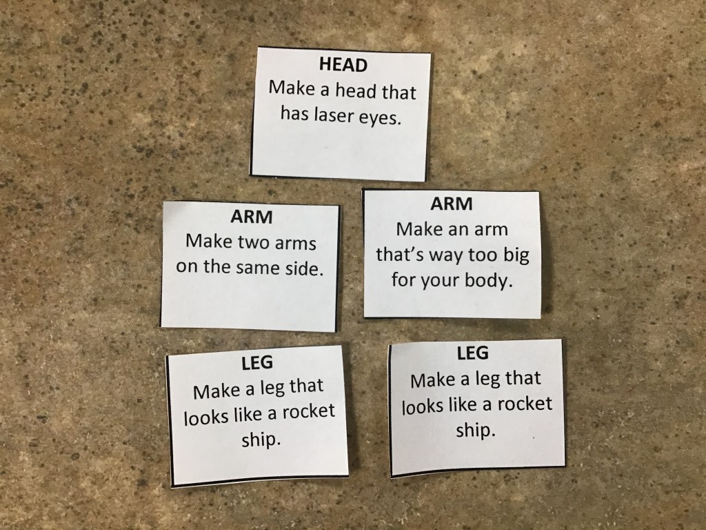 Lego Club Challenge–Monster Mix-Up – The Lego Librarian