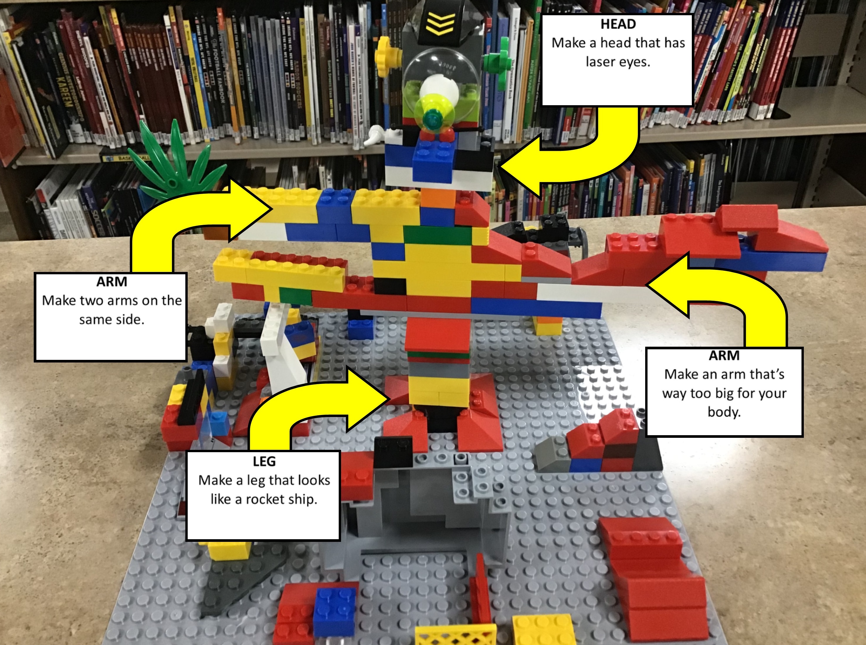 Lego Club Challenge–Monster Mix-Up – The Lego Librarian