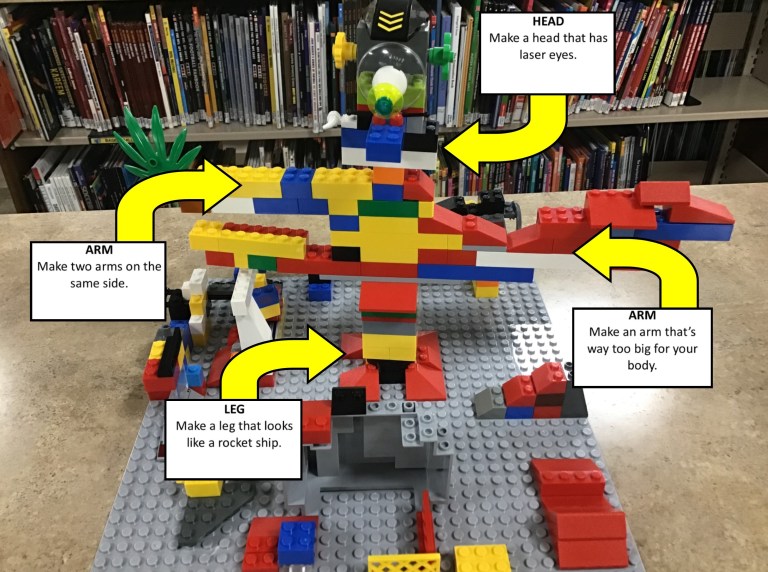 Lego Club Challenge–Monster Mix-Up – The Lego Librarian