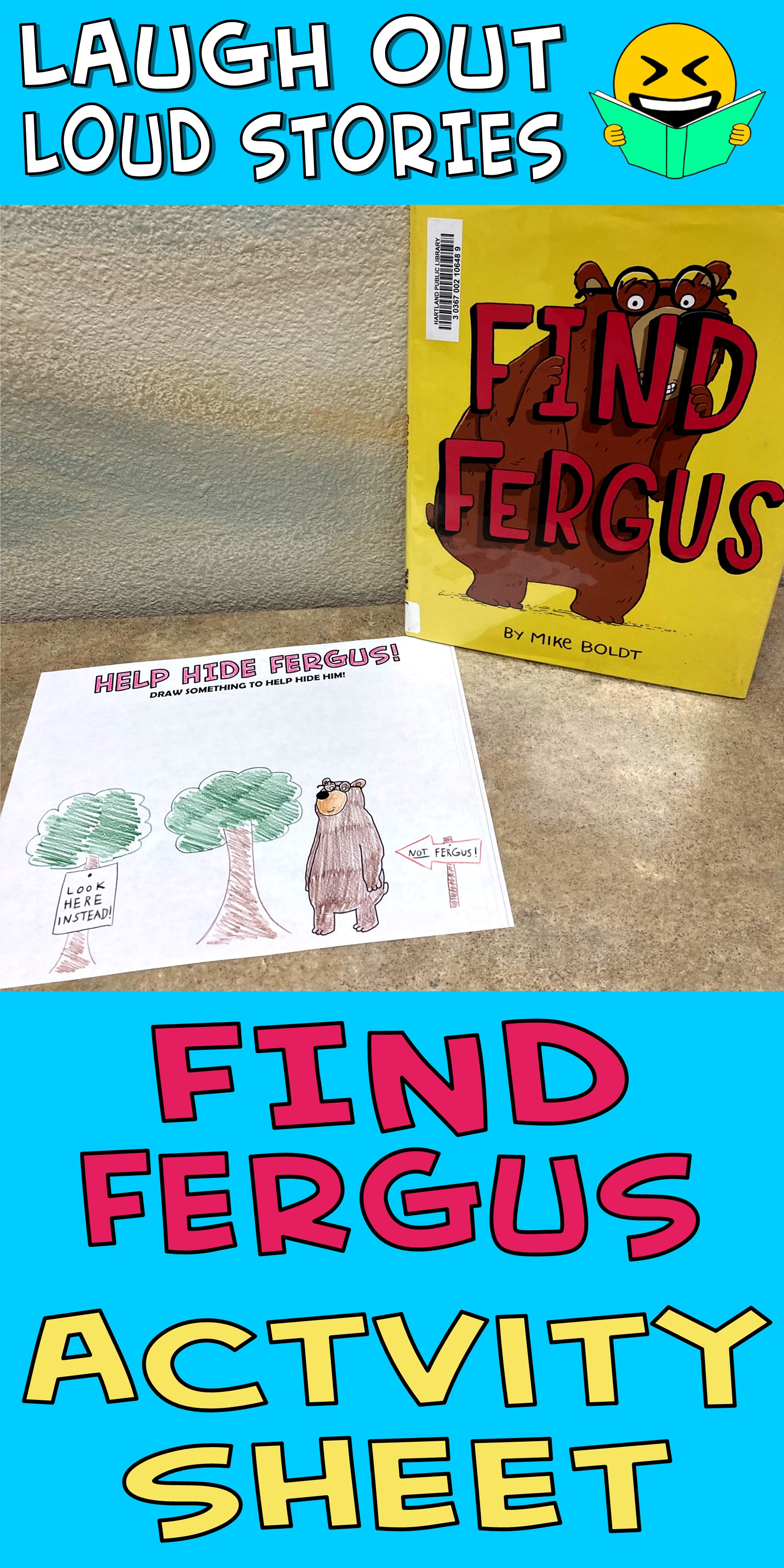 Laugh Out Loud Stories–“Find Fergus” Coloring Activity – The Lego Librarian