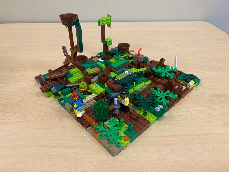 Lego Challenge–The Full Plate Challenge – The Lego Librarian