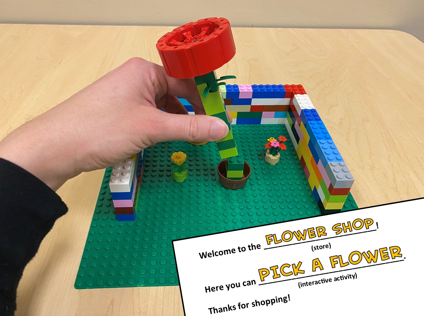 Lego Challenge–Interactive Store Challenge – The Lego Librarian