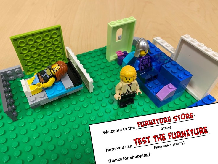 Lego Challenge–Interactive Store Challenge – The Lego Librarian