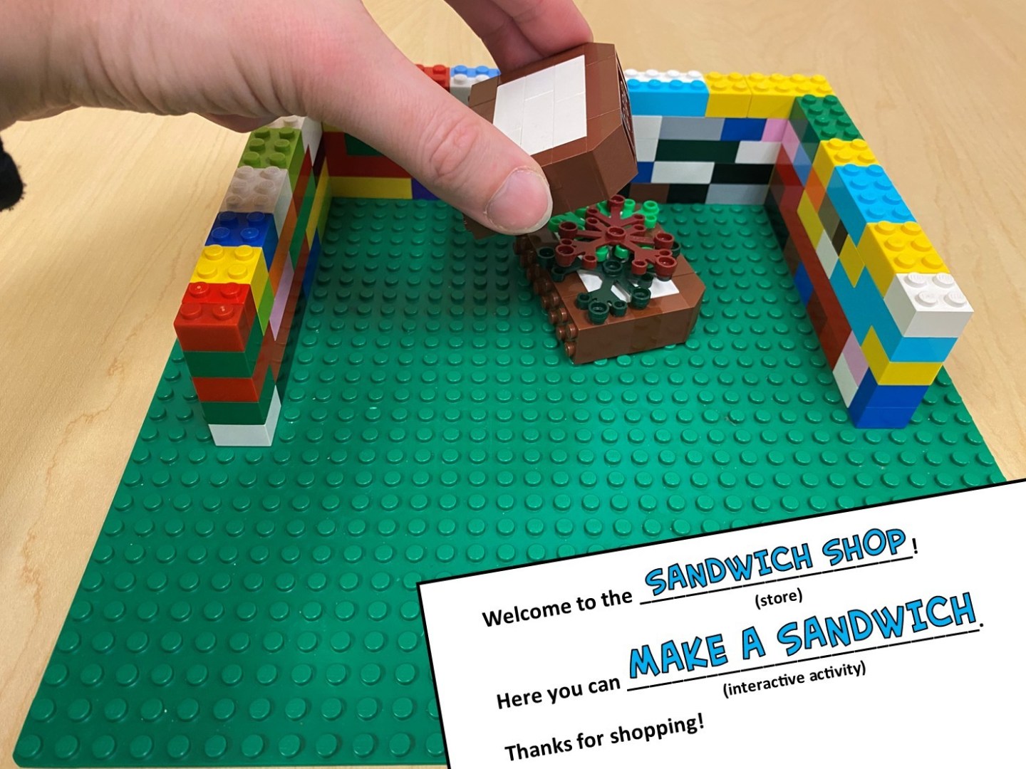 Lego Challenge–Interactive Store Challenge – The Lego Librarian