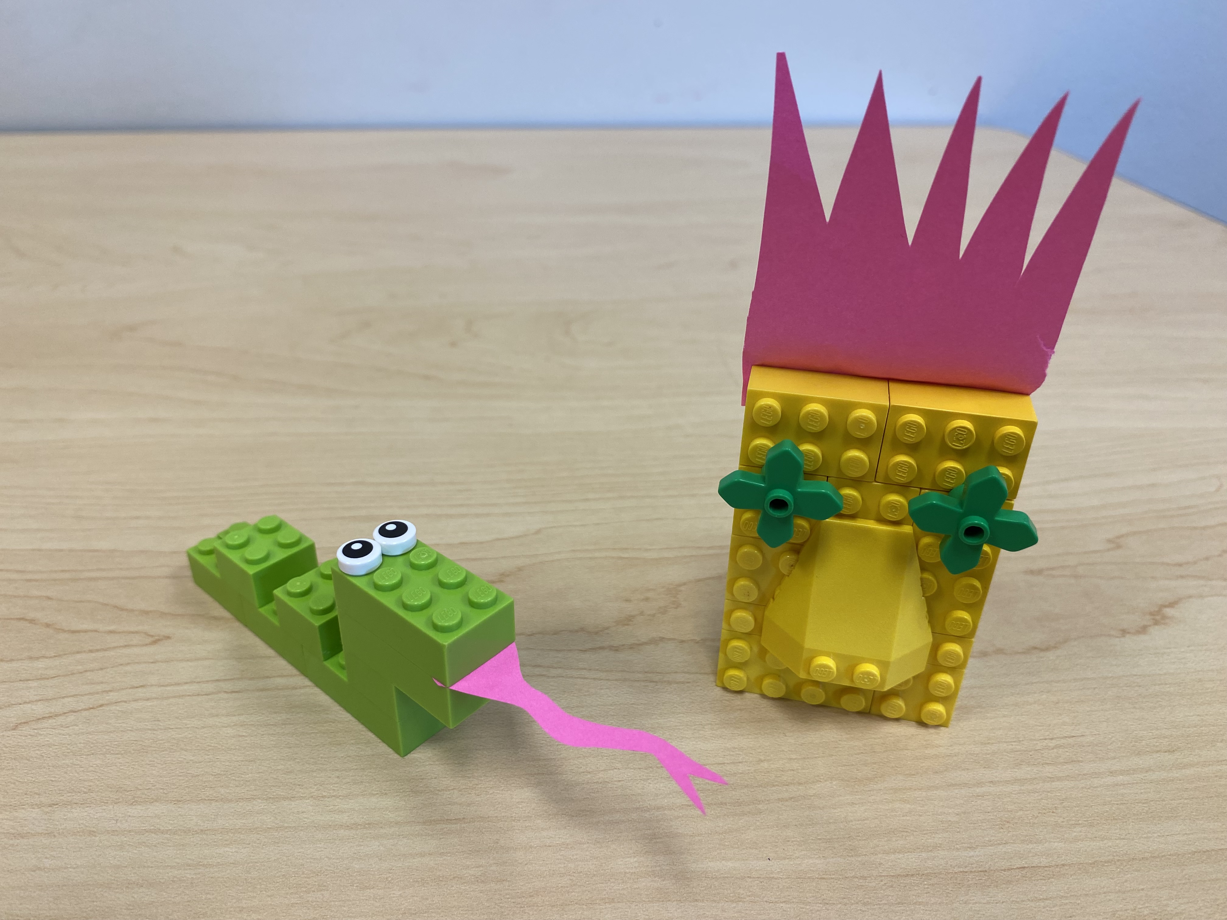 Lego Challenge–Lego Paper – The Lego Librarian